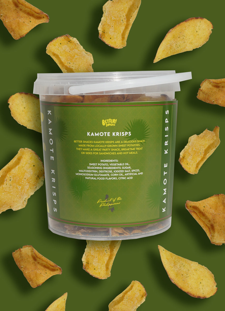 Kamote Chips - Sour Cream & Onion MEDIUM – Better Snacks