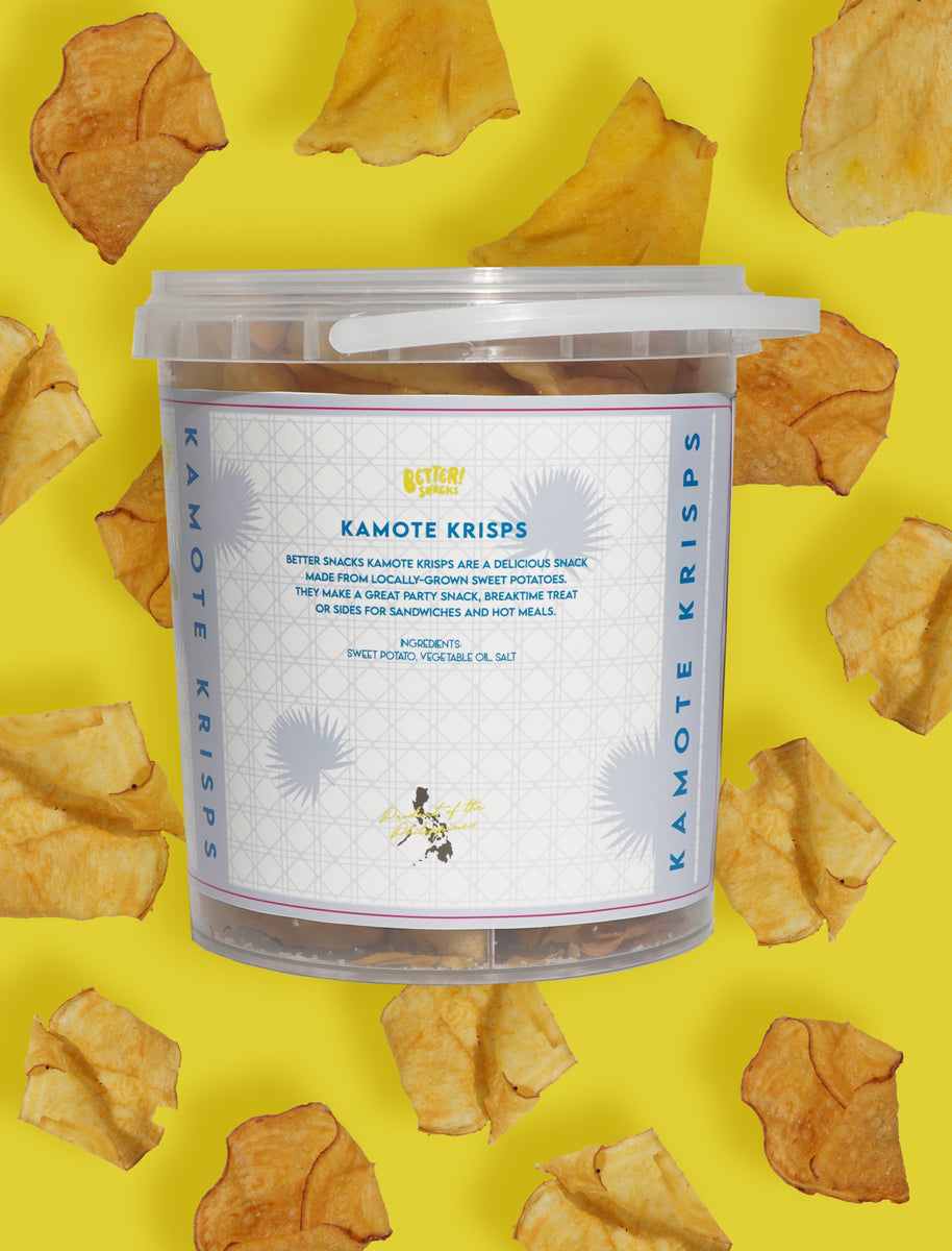 Kamote Chips - PLAIN (Medium Tub) – Better Snacks