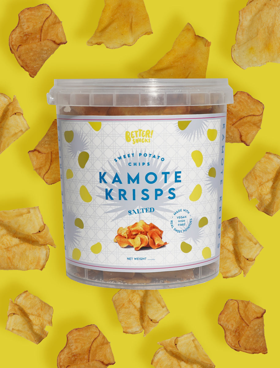 Kamote Chips - PLAIN (Medium Tub) – Better Snacks